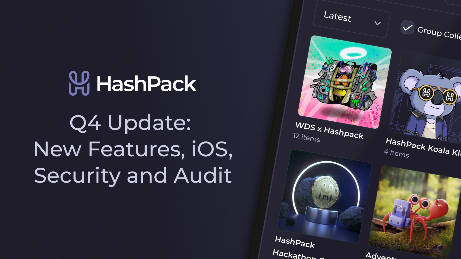 HashPack Q4 update: new features, iOS, security and audit